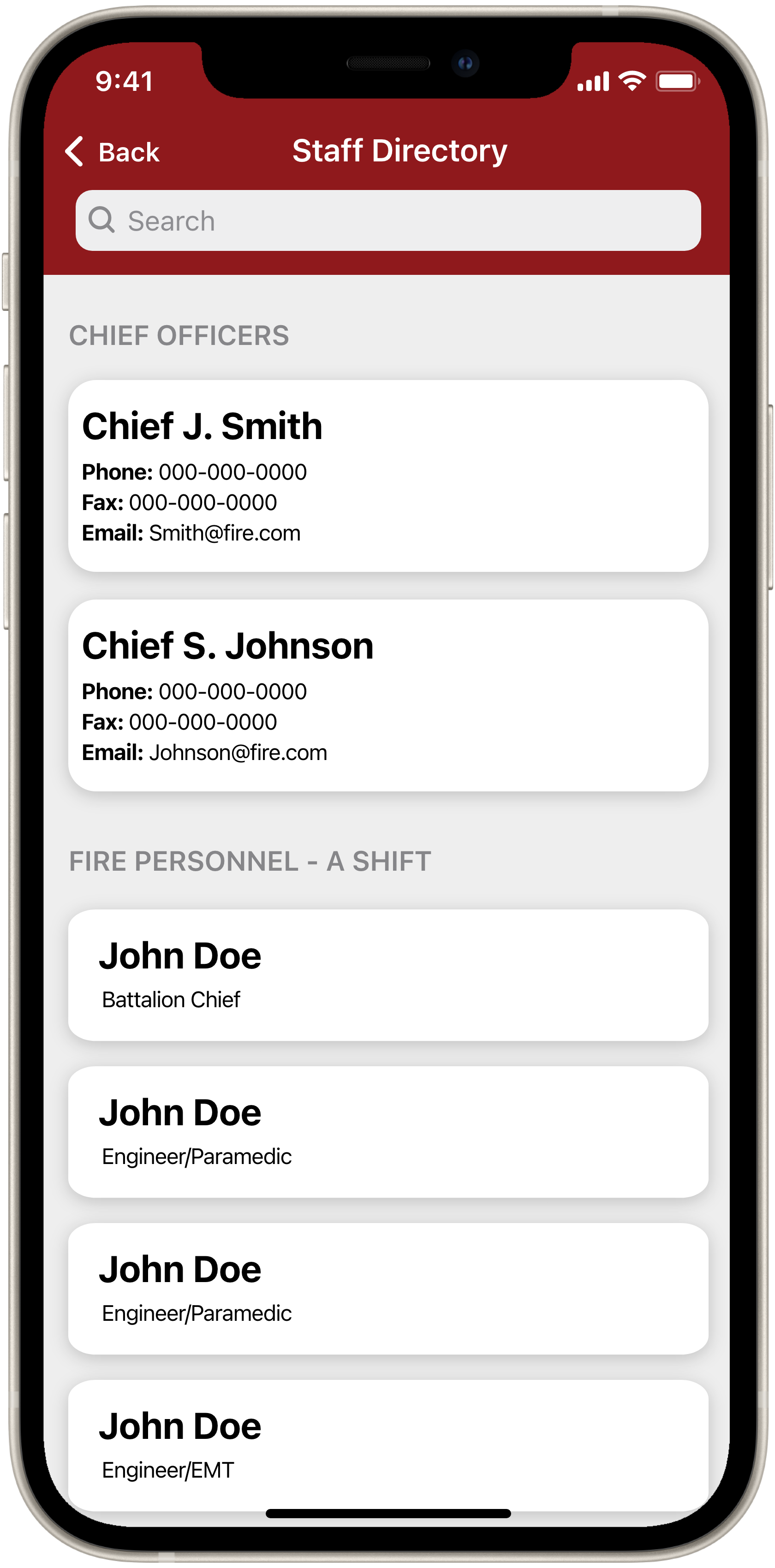 The Fire Department App