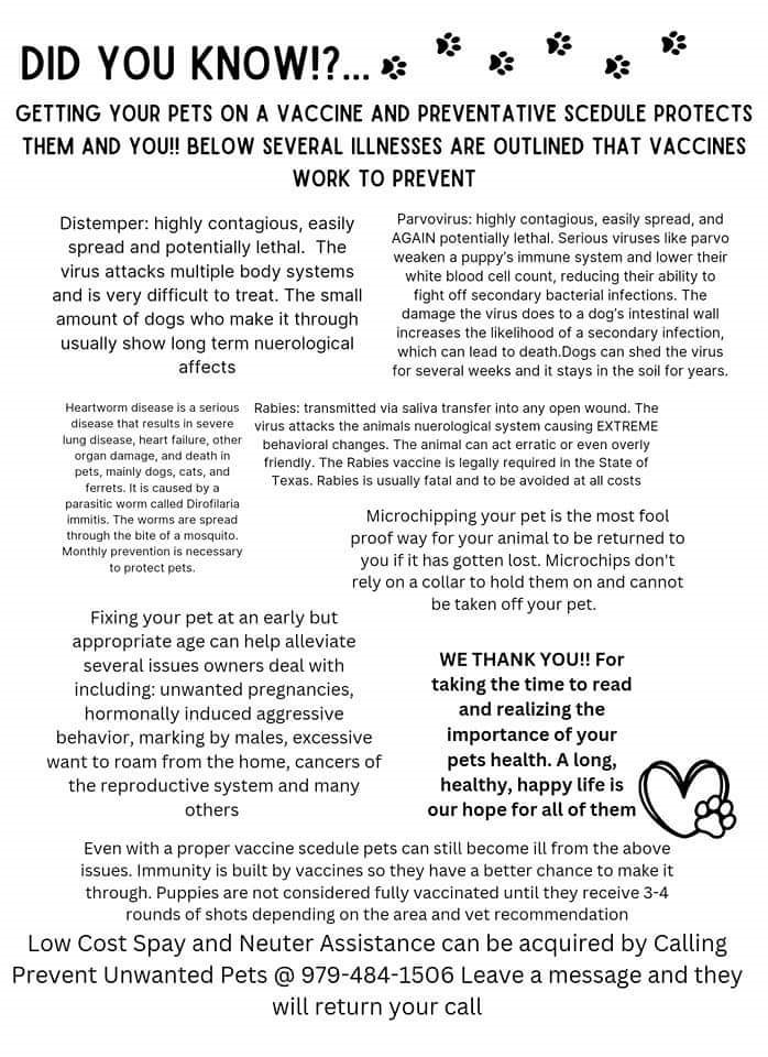 Animal Control Resources | Waller County Sheriff Office Website